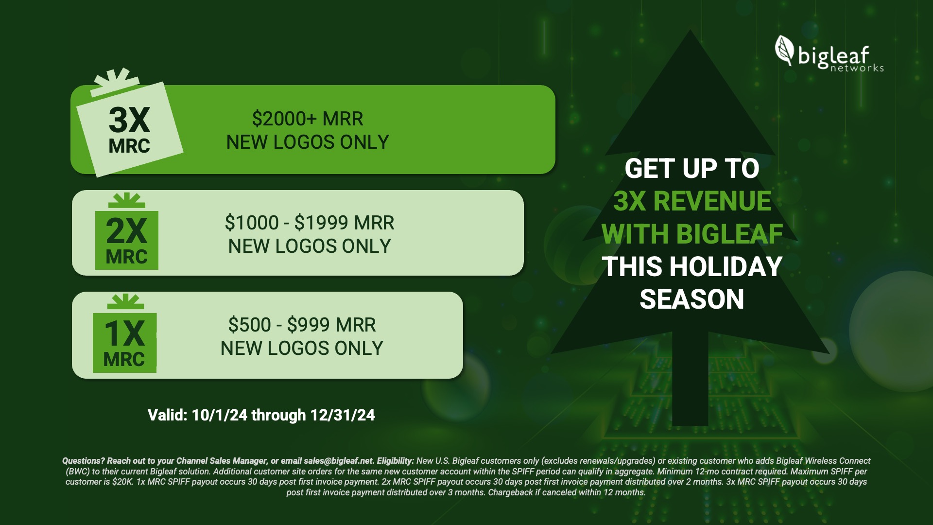 Stack rewards and win big from Bigleaf!